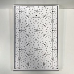 Swarovski | Office | Swarovski Black Facet Pattern Journal Notebook ...